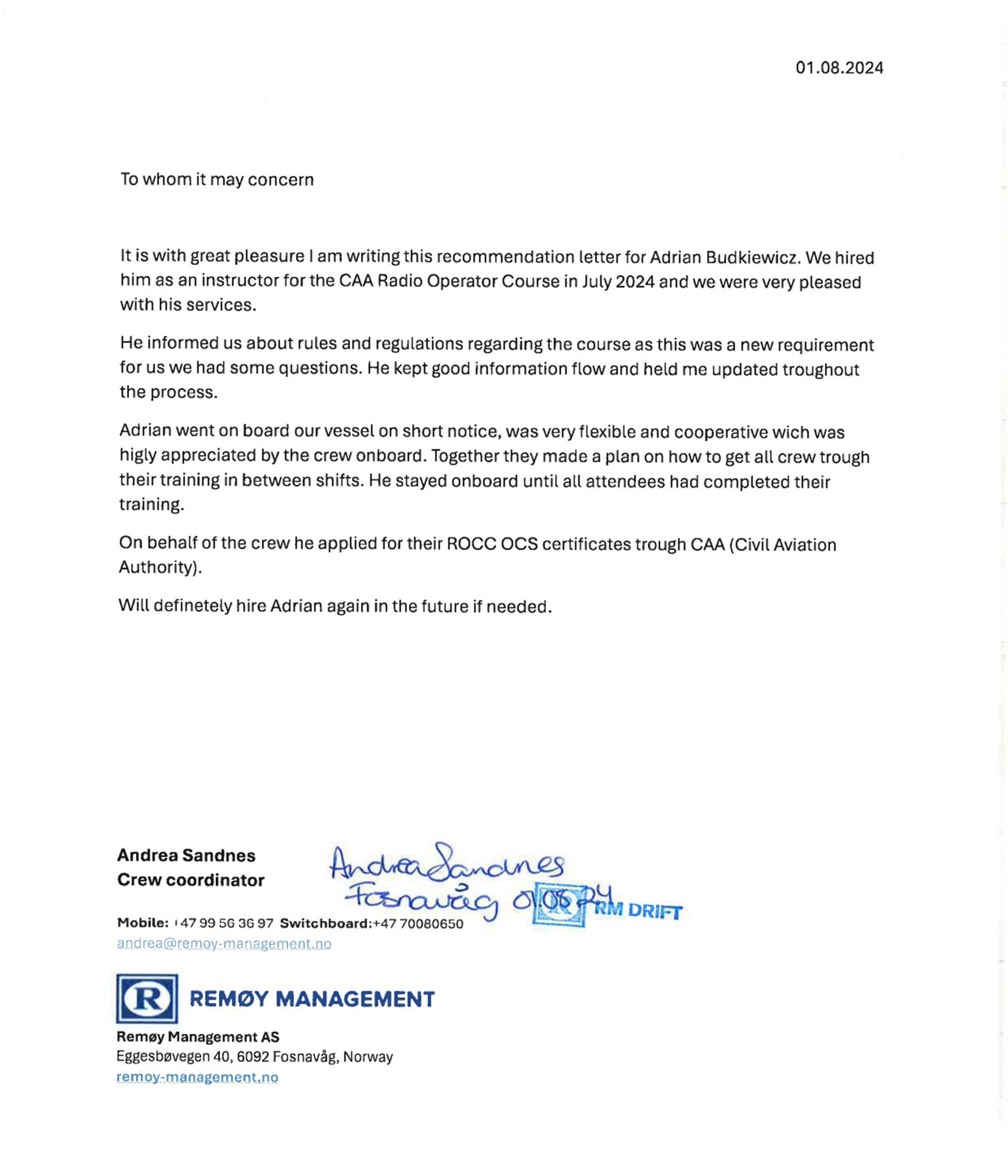 The Radio Operator’s Certificate of Competence